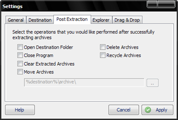 ExtractNow unzips multiple archives at once